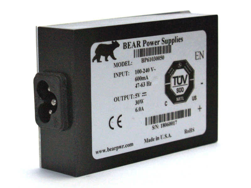 BP6 Series | Chassis-Mountable with 3-Pin Mini-IEC Input - Bear Power ...